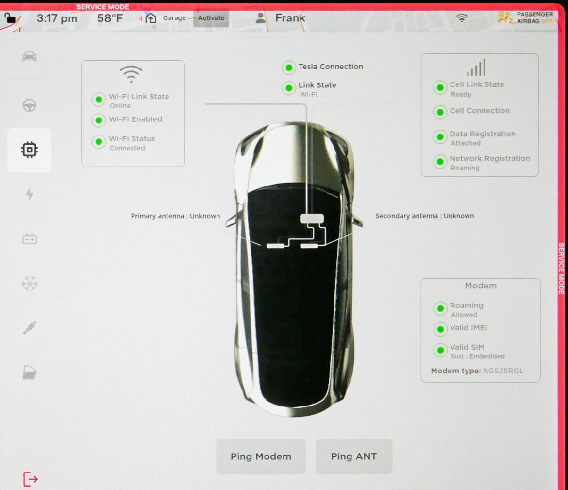 Service Mode – TeslaTap