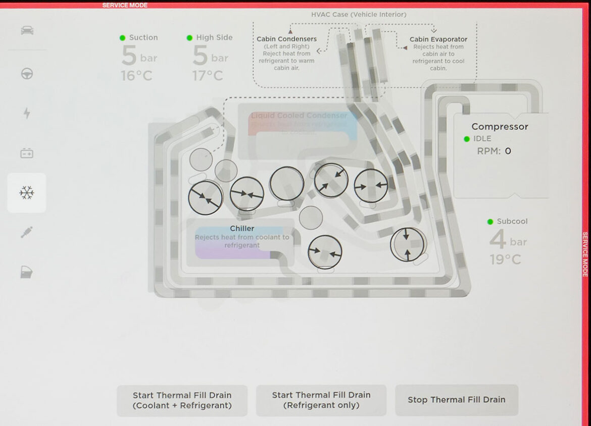 Service Mode Teslatap