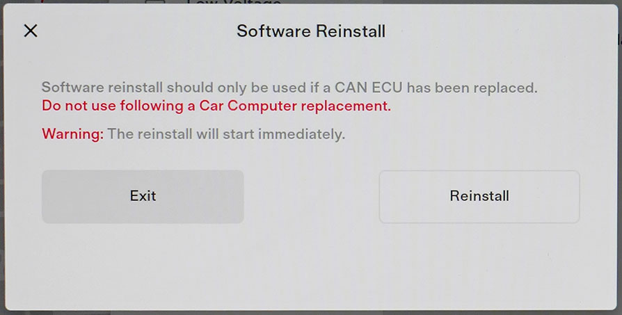 Service Mode – TeslaTap
