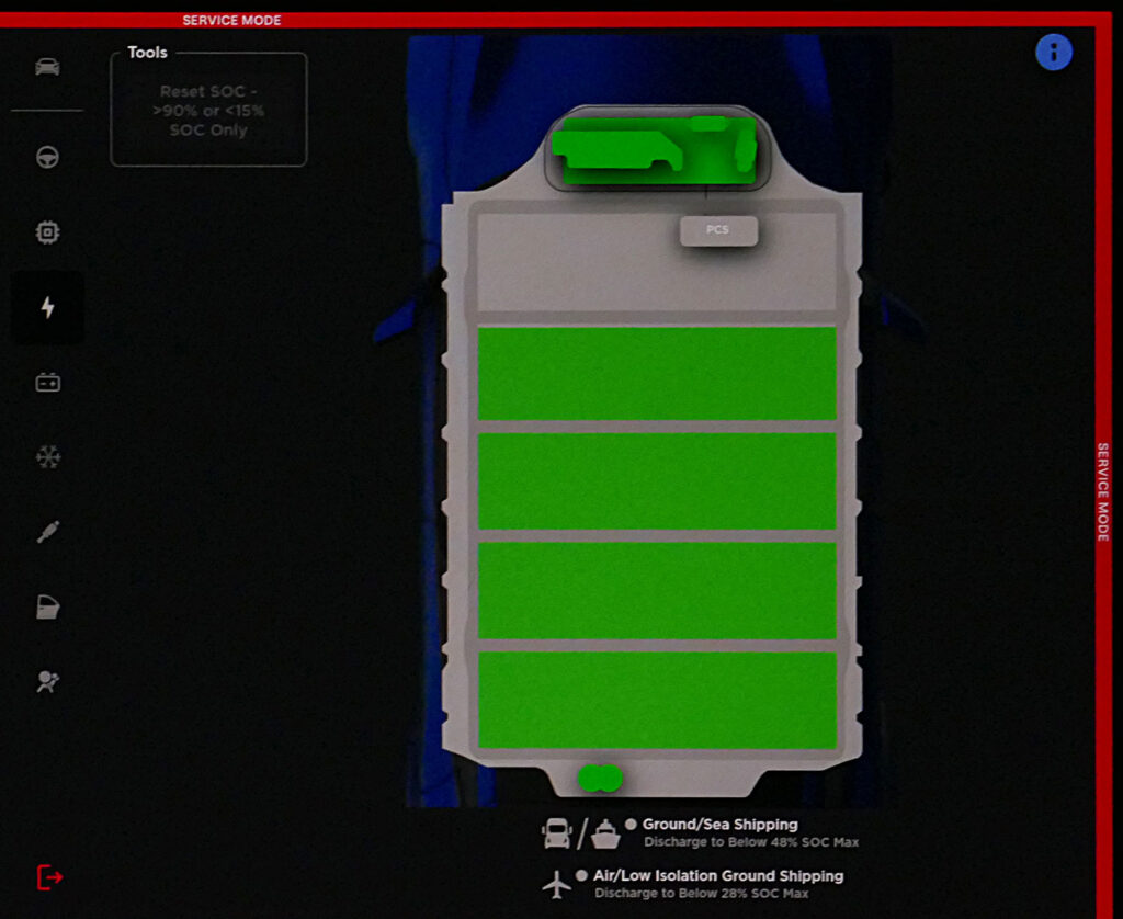 Service Mode – TeslaTap