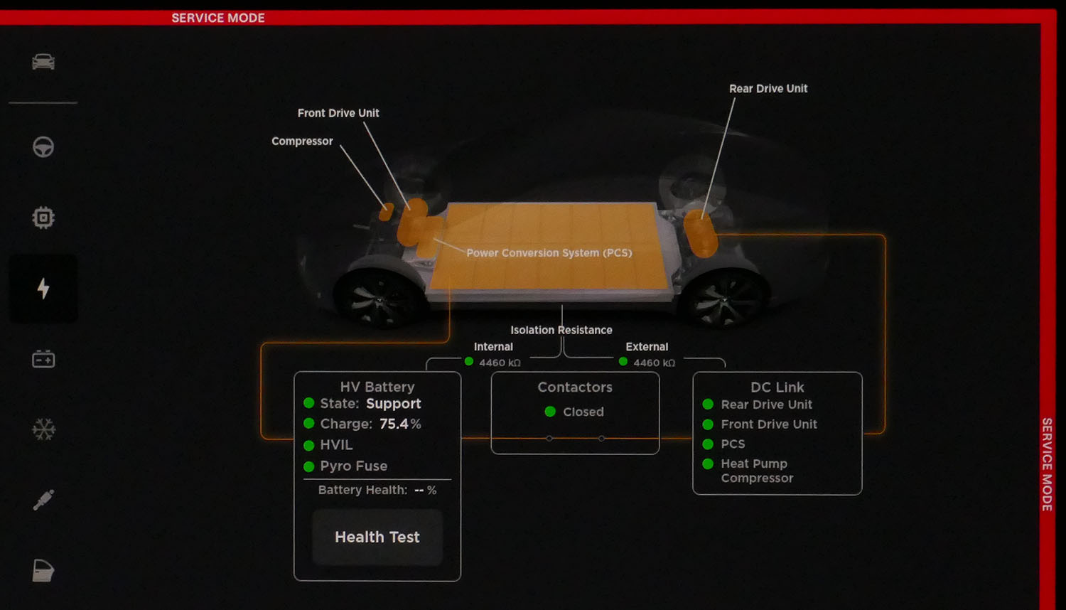Service Mode – TeslaTap