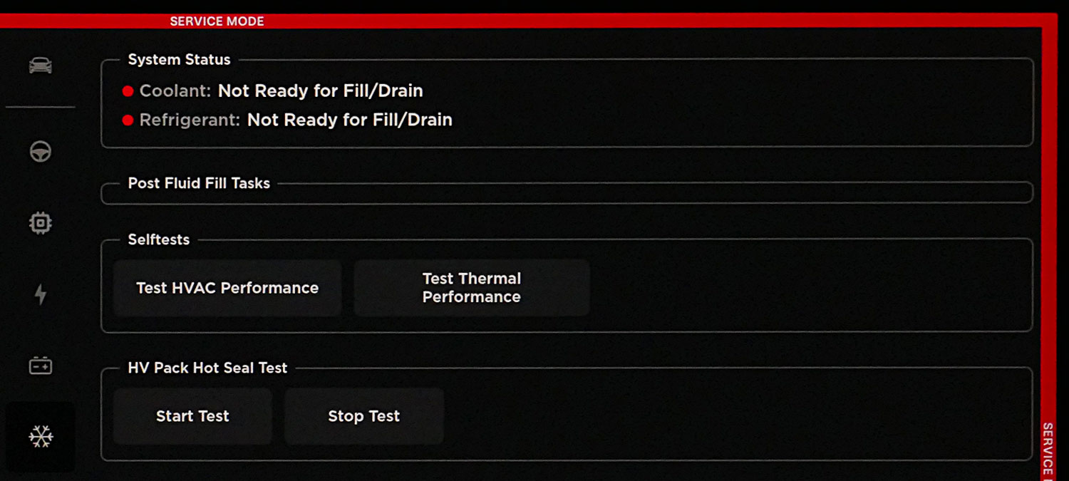 Service Mode – TeslaTap