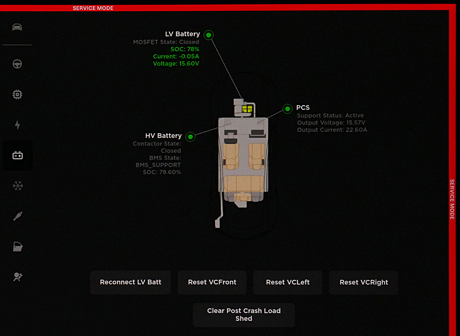 Service Mode – TeslaTap