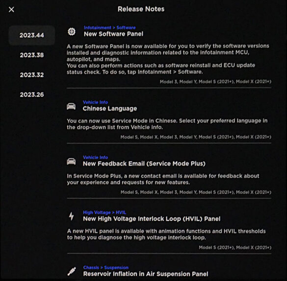 Service Mode – TeslaTap