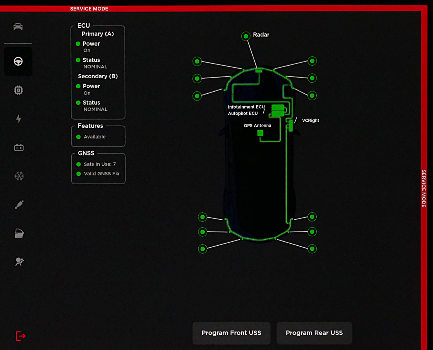 Service Mode – TeslaTap
